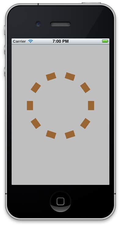 Iphone How To Align Uibuttons Within A Circle Stack Overflow