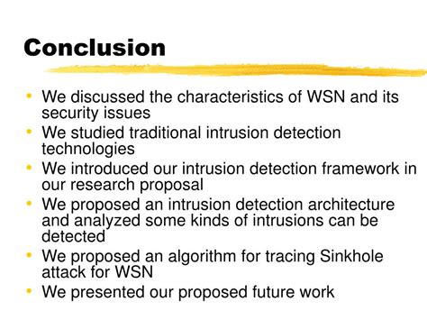 Ppt Intrusion Detection For Wireless Sensor Networks Powerpoint