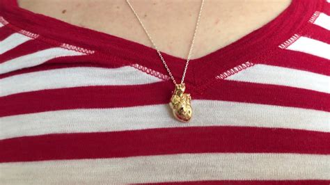Anatomically Correct Heart Pendant
