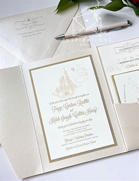 Disney Wedding Invitations