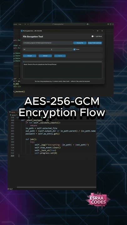 Encrypt Any File With Aes 256 🔒 Python Encryption Tool Demo