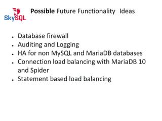 Max Scale Overview Boston Mysql Meetup 03102014 PPT