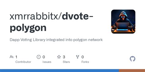 GitHub Xmrrabbitx Dvote Polygon Dapp Voting Library Integrated Into