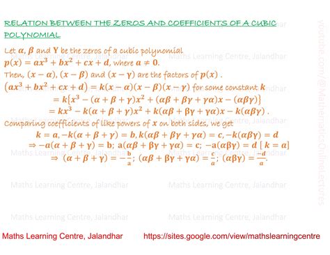 class 10 chapter 2 polynomals division algorithm for polynomials lecture 2 pdf
