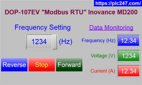 Hmi Delta Modbus Rtu Inovance Md200 Tutorial