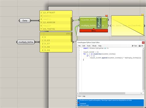 Grasshopper Python Skip Null And Multiplication Floats Grasshopper