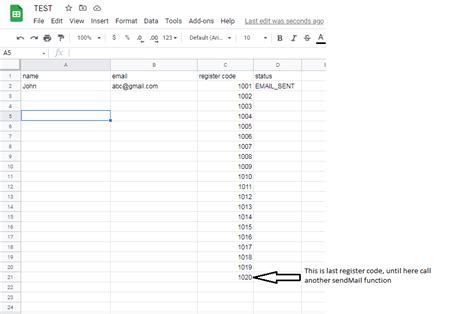 Google App Script Call Another Function After Reached Last Row On Google Sheet Stack Overflow