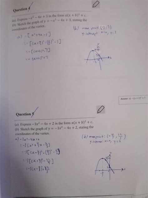 Linear And Quadratic Functions