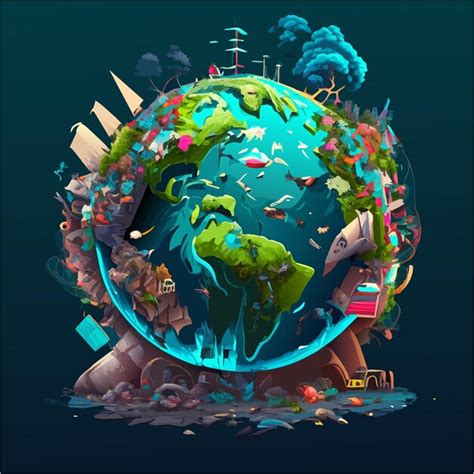 Premium Vector Pollutions Impact On Earths Fragility