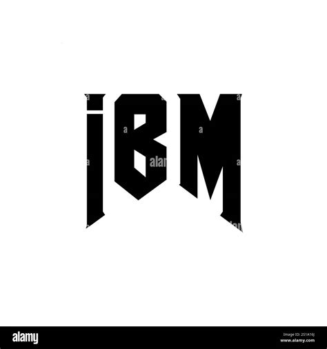 IBM Letter Logo Design For Technology Company IBM Logo Design Black And White Color Combination
