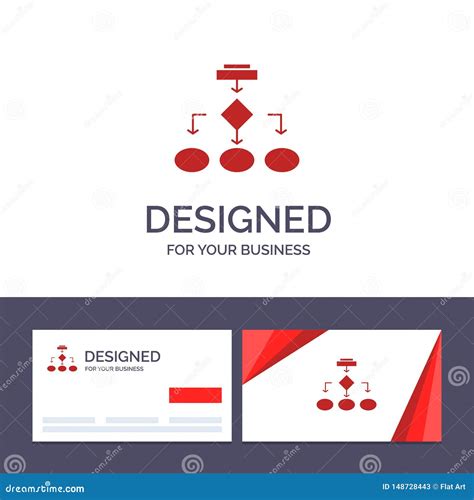 Creative Business Card And Logo Template Flowchart Algorithm Business Data Architecture