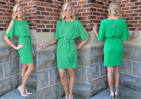 Fabulous Jessica Simpson Kelly Green Dress Great For So Many Occasions