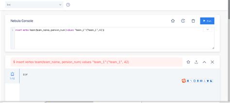 32版本 执行官网插入语句报错eof 且经常闪退 问题 Nebulagraph 技术社区