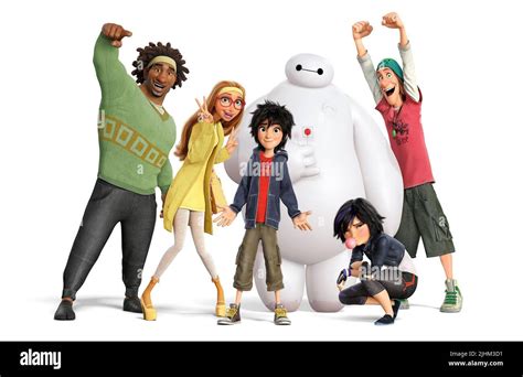 Wasabi Honey Lemon Hiro Hamada Baymax Gogo Tomago Fred Big Hero 6