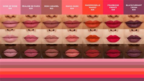 Loreal Lipstick Color Chart Oreal Infallible Matte Liquid Lip Pro