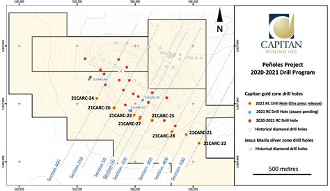 Capitan Mining Announces Drill Results From Peñoles Project Expands