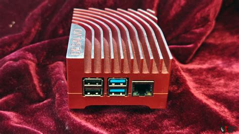 Raspberry Pi4 Enclosed In A Desalvo Systems Metal Case Red Photo 4987898 Canuck Audio Mart