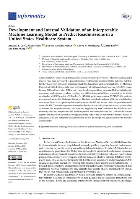 pdf development and internal validation of an interpretable machine