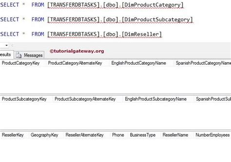 Transfer Sql Server Table Structures In Ssis