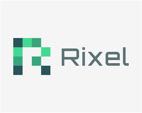 Premium Vector Letter R Pixel Digital 8bit Technology Geometric Modern Abstract Monogram Icon