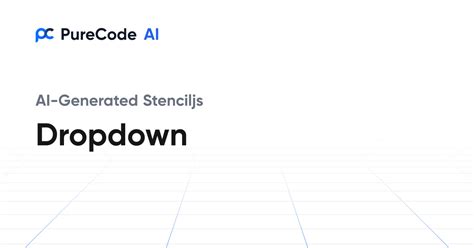 Build Great Stenciljs Dropdown Components Faster Using Ai Tools