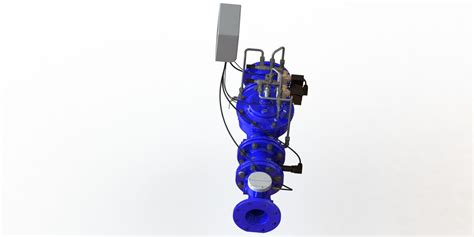 Клапан управления давлением с покрытием FBE из мягкого железа для воды ...