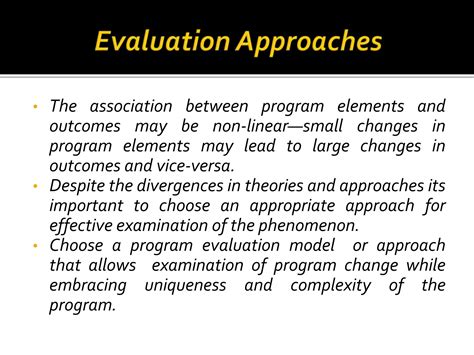 Unit 3 Theories And Approaches In Monitoring And Evaluation Ppt