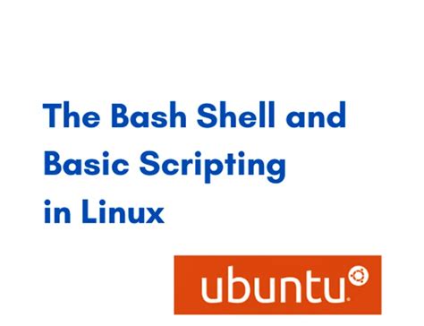 Introduction To Bash Shell Scripting 1 Hour Beginner Project Coursera