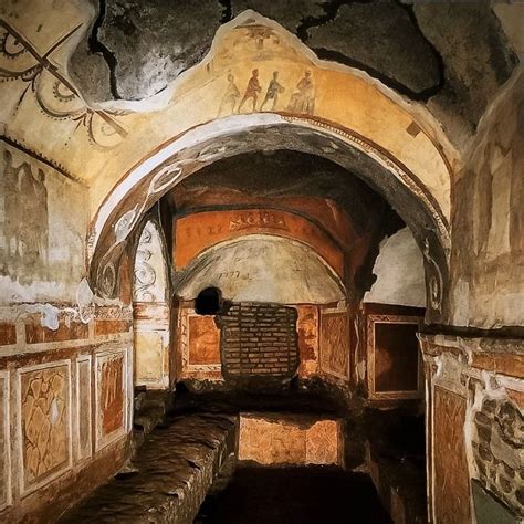 History Of The Ancient World Greek Chapel In Priscilla Catacombs