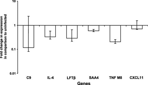 Validation Of The Microarray Results By Real Time Rt Pcr Indicating Download Scientific