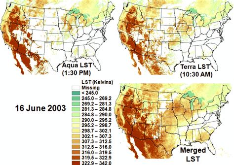 Example Of Lst Merged Product For 16 June 2003 Download Scientific