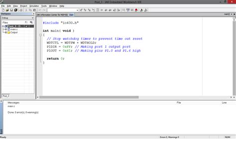 Using Iar Embedded Workbench With Msp430 Maxembedded
