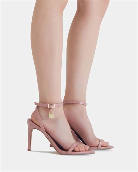 Libbie Nude Patent High Heels Buy Womens Heels Online Novo Shoes