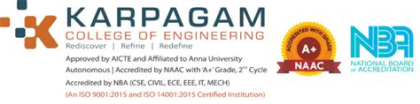 Civil Engineering At Karpagam College Of Engineering Opportunities