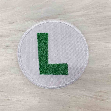 Luigi Logo Patch Nowstalgia
