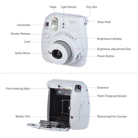 Купить компания Fujifilm Instax мини мгновенных фильм 9 камера + 50 ...