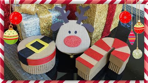 Caja De Regalos Para Navidad Manualidades Kawaii Como Decorar Cajas
