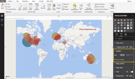 Create A Map In Power Bi