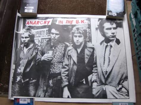 Sex Pistols Anarchy In The Uk Vintage Spash Poster 36 X 24 Eur 15160 Picclick It