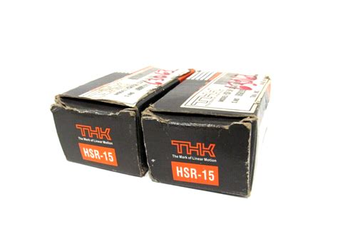 Lot Of 2 New Thk Hsr 15 Linear Guide Bearing Hsr15 Sb Industrial Supply Inc