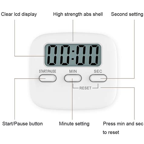 J R Mini Countdown Timer Minutes Seconds With Magnet