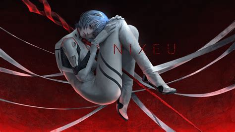 Ayanami Rei Neon Genesis Evangelion Drawn By Nixeu Danbooru