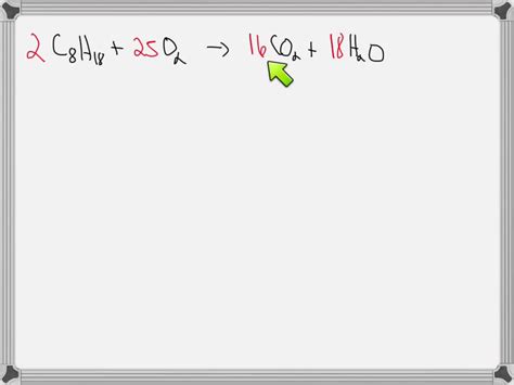 Solved A Major Component Of Gasoline Is Octane C8h18 When Liquid