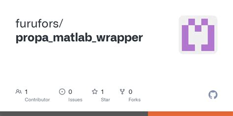 Github Furuforspropamatlabwrapper