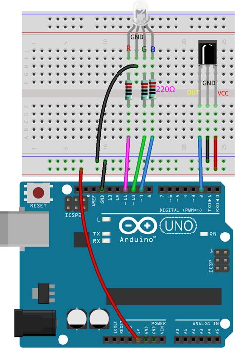 22 Remote Controlled Colorful Light — Sunfounder Inventor Lab Kit Documentation