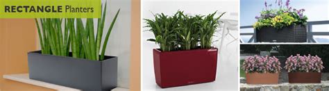 Large And Small Rectangular Indoor And Outdoor Plant Pots