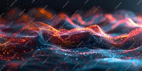 Visualizing The Flow Of Information With Aigenerated Data Visualization Concept Data