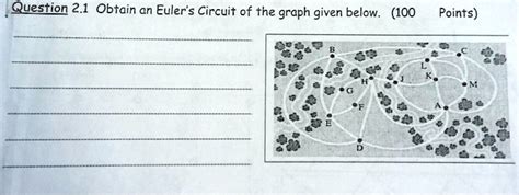 Solved Question 21 Obtain An Eulers Circuit Of The Graph Given Below