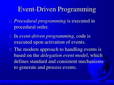 Ppt Event Driven Programming Powerpoint Presentation Free Download Id9477180