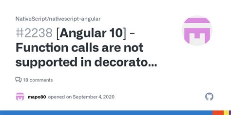 [angular 10] function calls are not supported in decorators but nativescriptroutermodule was